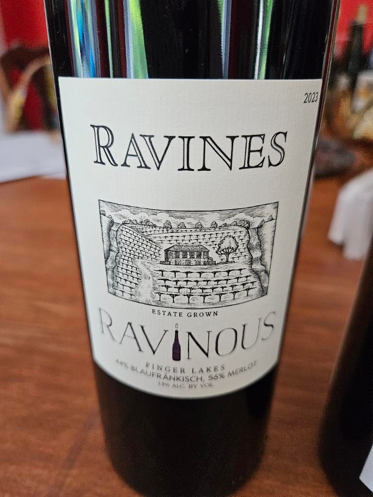 2023 Ravines Wine Cellars Ravinous Red, USA, New York, Finger Lakes - CellarTracker