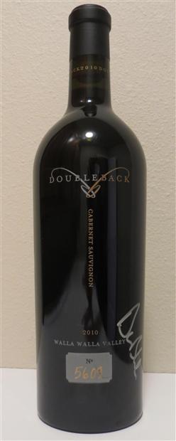 2010 Doubleback Wines Cabernet Sauvignon, USA, Washington, Columbia ...