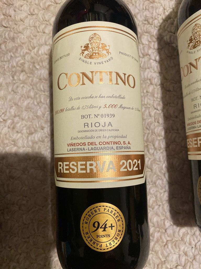 2020 Bodegas y Viñedos del Contino Rioja Contino Gran Reserva, Spain ...