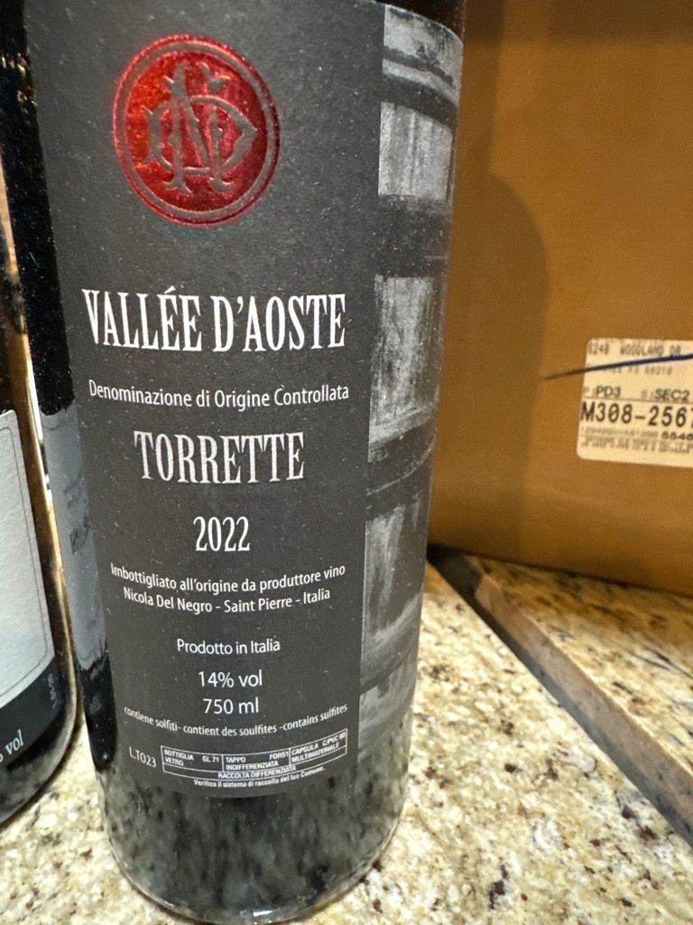 2022 La Source Torrette, Italy, Valle d'Aosta, Torrette - CellarTracker