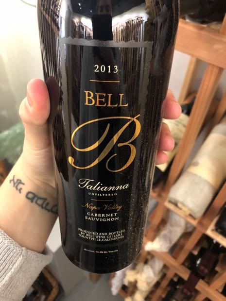 2013 Bell Wine Cellars Cabernet Sauvignon Talianna, USA, California ...