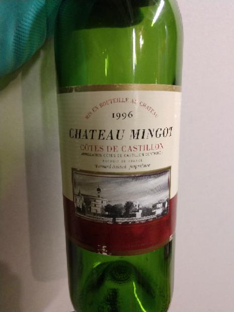 1998 Château Mingot, France, Bordeaux, Libournais, Castillon Côtes de ...