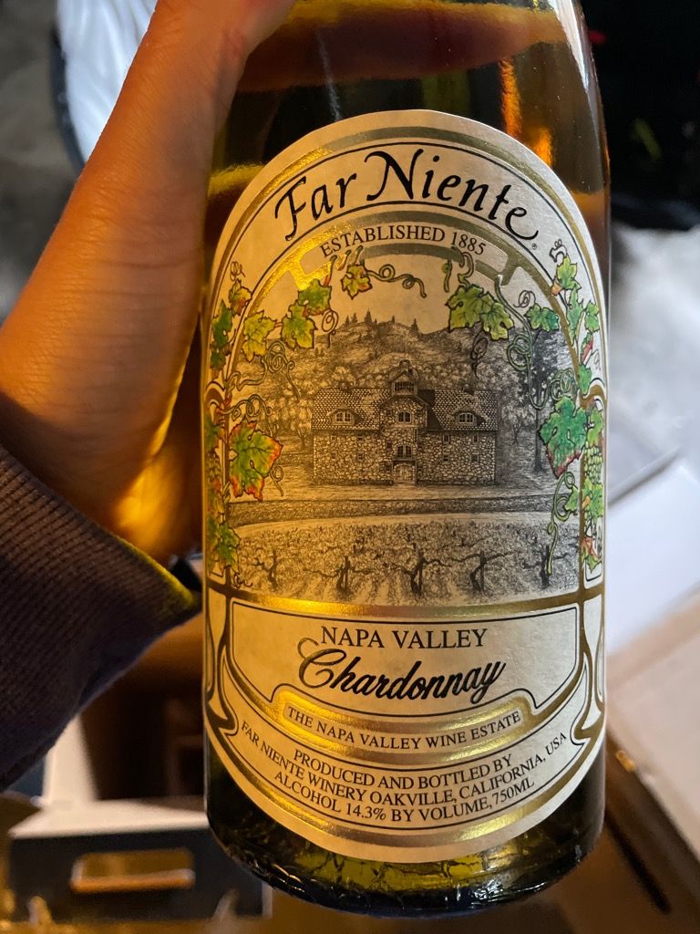 2019 Far Niente Chardonnay Cave Collection, USA, California, Napa ...