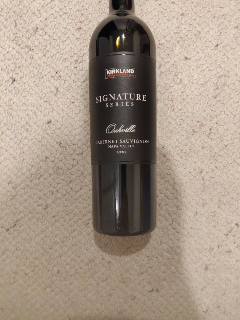 2020 Kirkland Signature Cabernet Sauvignon Signature Series Oakville ...