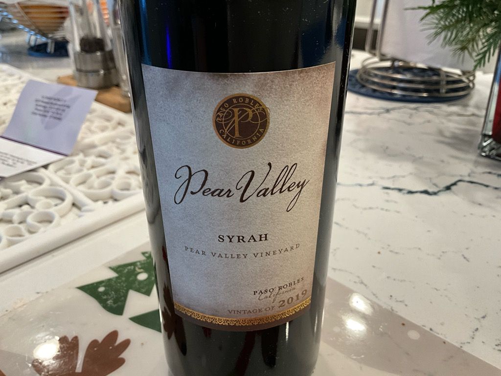 2019 Pear Valley Syrah Pear Valley Vineyard, USA, California, Central ...
