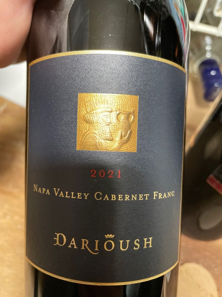 2021 Darioush Cabernet Franc, USA, California, Napa Valley - CellarTracker