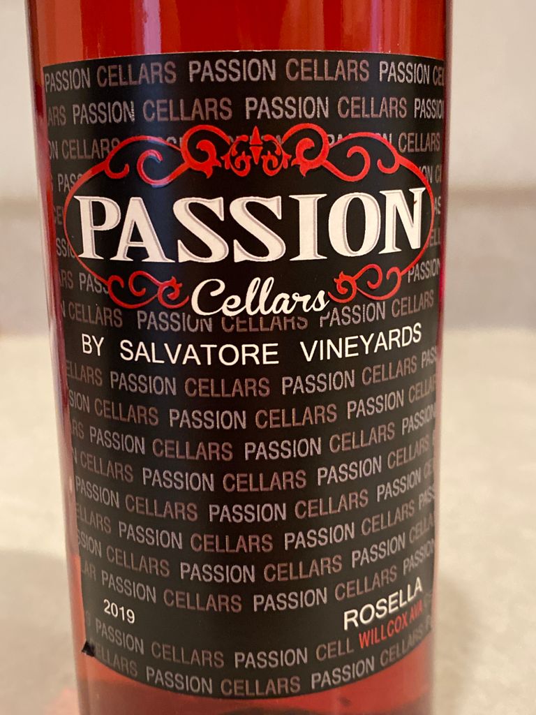 2019 Passion Cellars Rosé, USA, Arizona, Cochise County - CellarTracker
