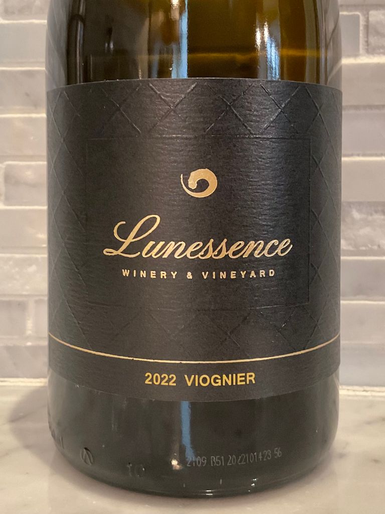 2022 Lunessence Viognier, Canada, British Columbia, Okanagan Valley ...