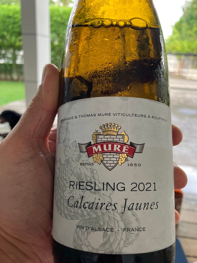 2023 Domaine Muré Riesling Les Calcaires Jaunes, France, Alsace ...