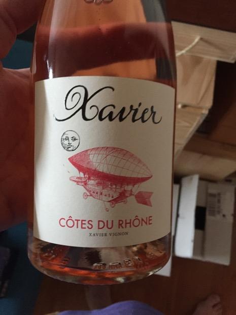 2016 Xavier Vignon Côtes du Rhône Rosé, France, Rhône, Southern Rhône ...