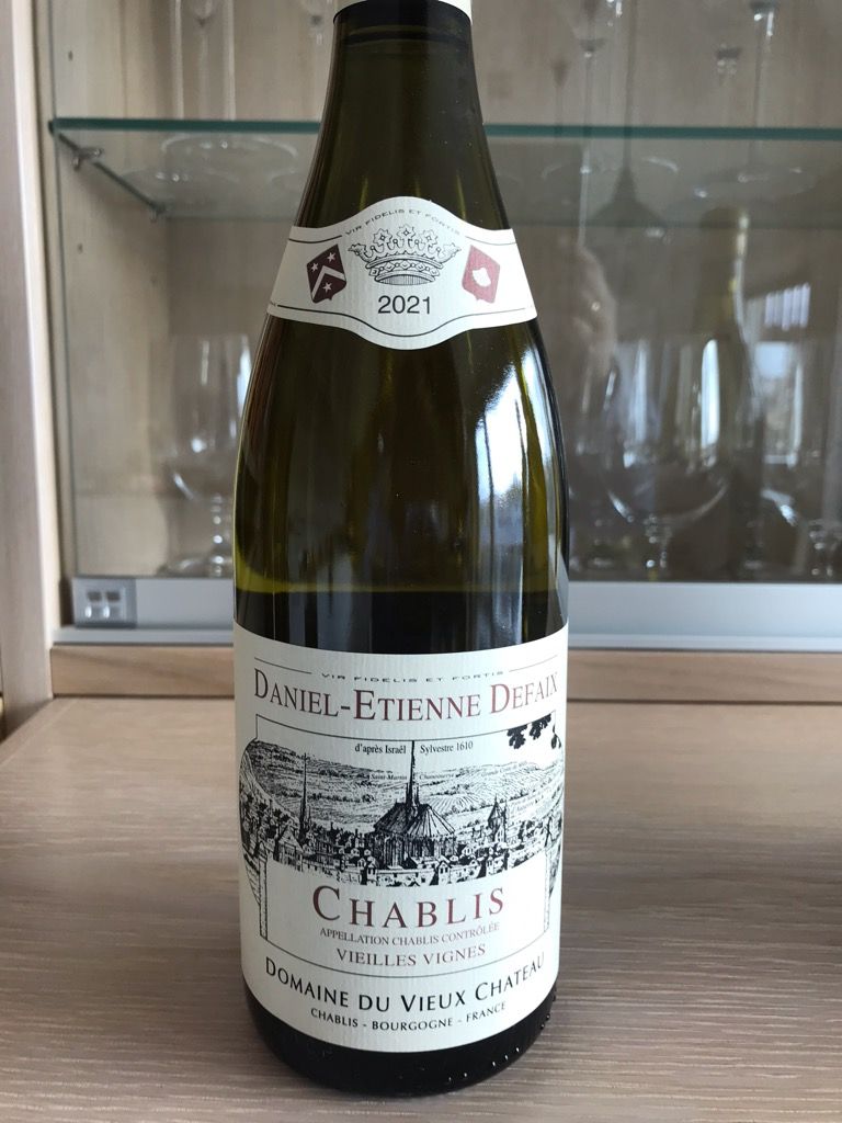 2021 Daniel-Etienne Defaix Chablis Vieilles Vignes du Vieux Chateau ...