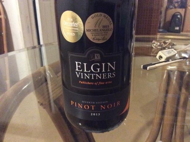 2015 Elgin Vintners Pinot Noir, South Africa, Cape South Coast, Elgin ...