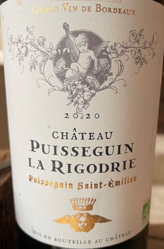 2020 Château Puisseguin La Rigodrie, France, Bordeaux, Libournais ...