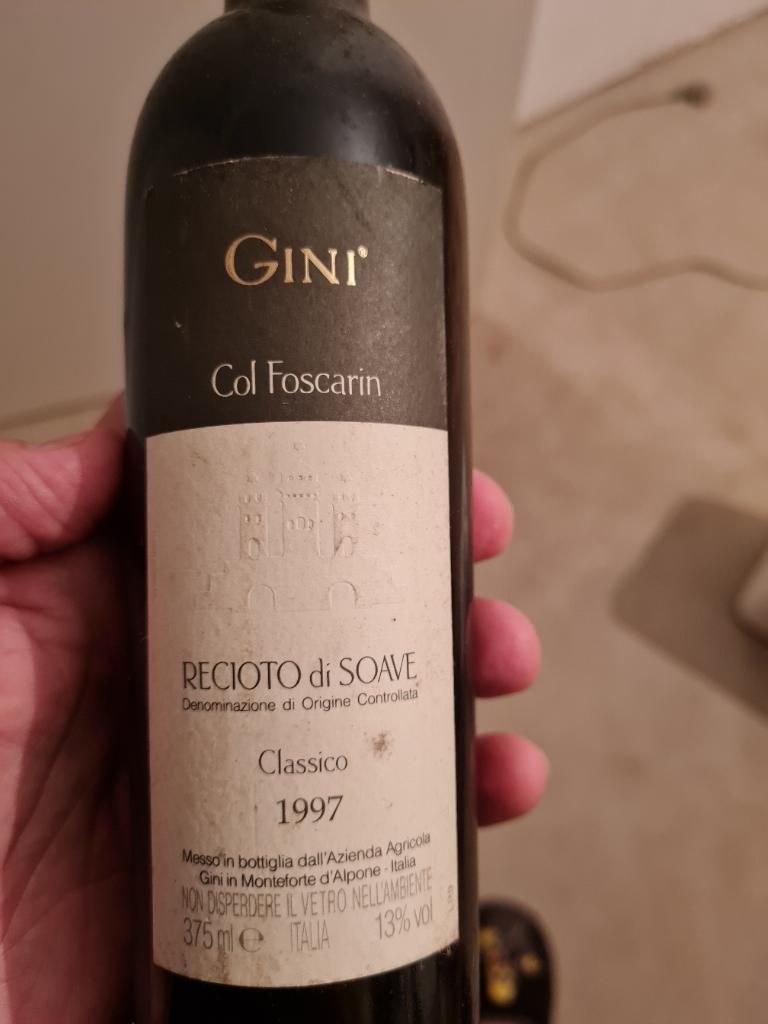 1997 Gini Recioto di Soave Classico Col Foscarin, Italy, Veneto ...
