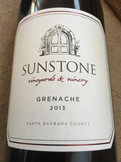 2013 Sunstone Vineyards and Winery Grenache California, USA, California ...