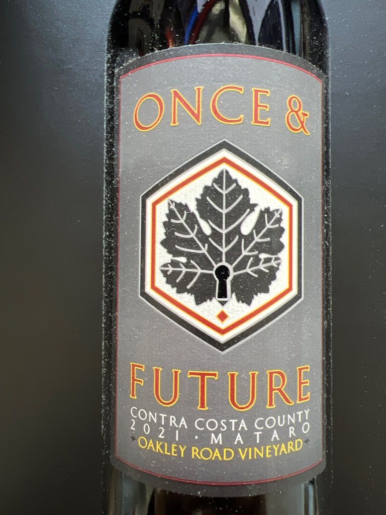 2021 Once & Future Wine Mataro Oakley Road Vineyard, USA, California ...