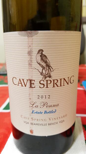 2012 Cave Spring La Penna Estate Bottled Cave Spring Vineyard, Canada ...