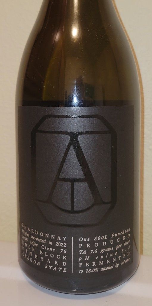 2022 Alton Wines Chardonnay Black Label Rock Block, USA, Oregon ...