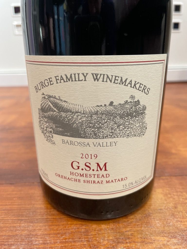 2020 Burge Family Homestead GSM, Australia, South Australia, Barossa ...