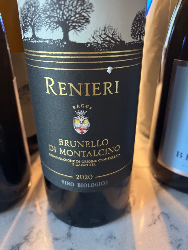 2020 Renieri Brunello di Montalcino Riserva, Italy, Tuscany, Montalcino ...
