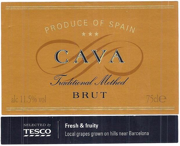 NV Tesco Finest Cava Brut, Spain, Cava - CellarTracker