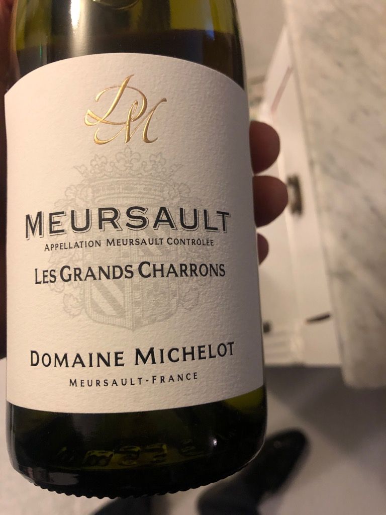 2018 Domaine Michelot Meursault Les Grands Charrons, France, Burgundy ...