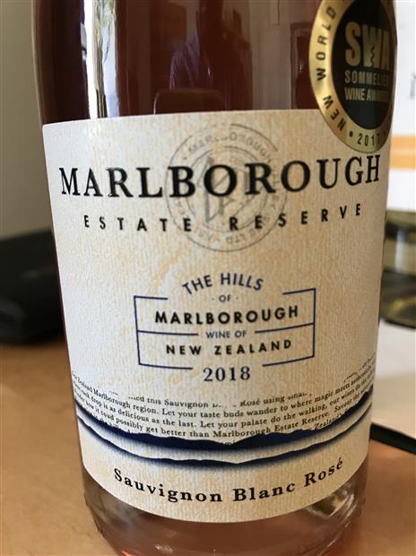 2020 Megan Simmonds Sauvignon Blanc Estate Reserve Rosé, New Zealand ...