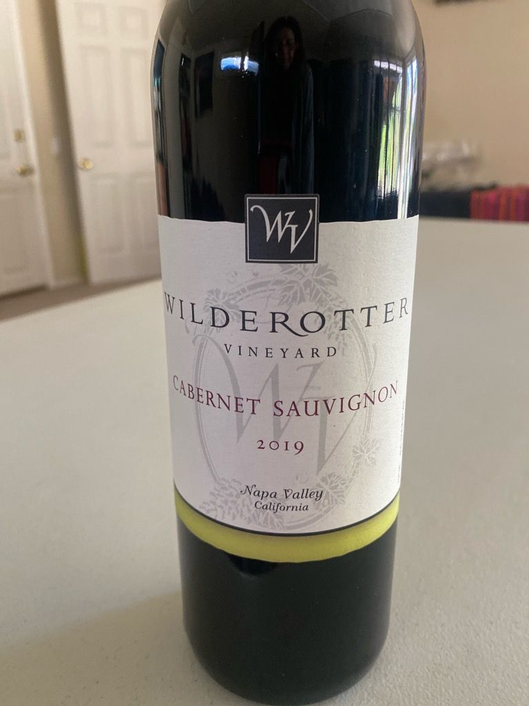 2019 Wilderotter Vineyards Cabernet Sauvignon, USA, California, Napa ...