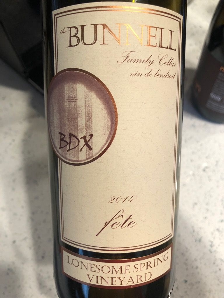 2014 Bunnell Family Cellars fête, USA, Washington, Columbia Valley ...