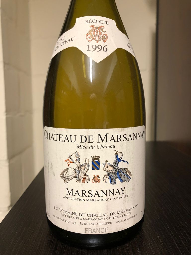 1996 Domaine du Château de Marsannay Marsannay Blanc, France, Burgundy ...