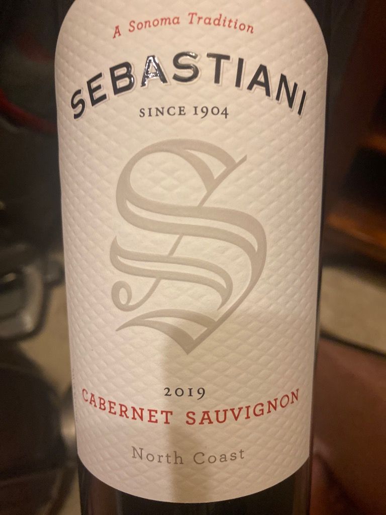 2019 Sebastiani Vineyards & Winery Cabernet Sauvignon North Coast, USA ...