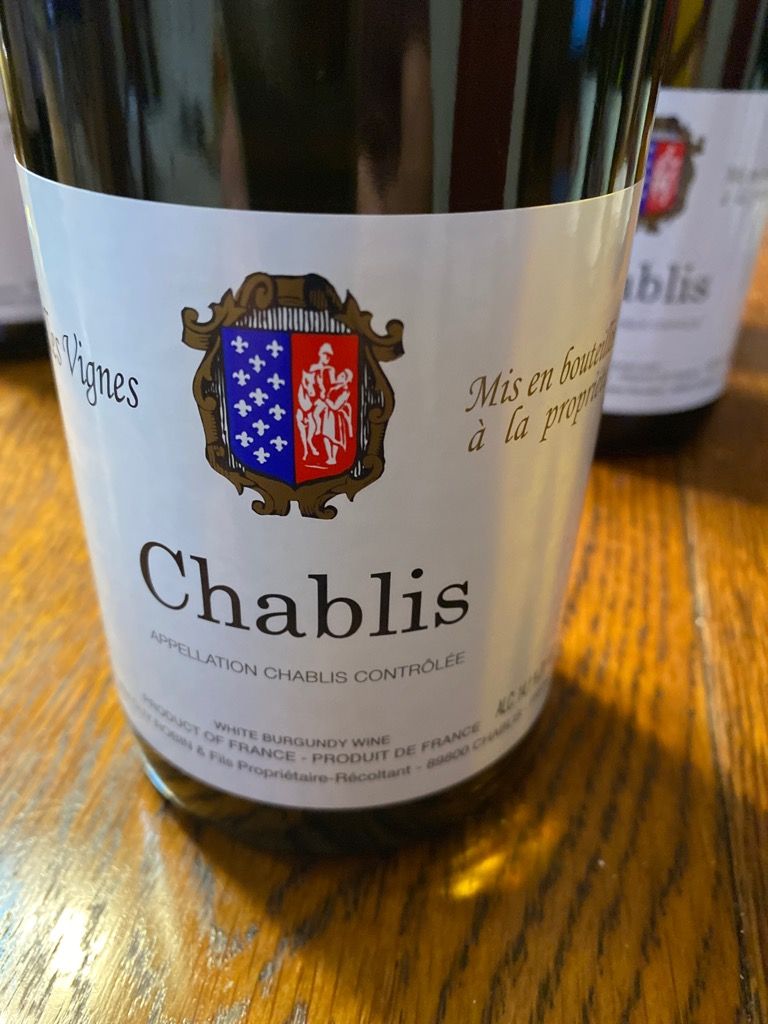 2018 Domaine Guy Robin et Fils Chablis Vieilles Vignes, France ...