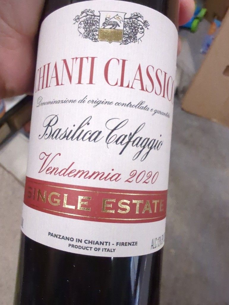 2020 Cafaggio Chianti Classico Basilica Cafaggio, Italy, Tuscany ...