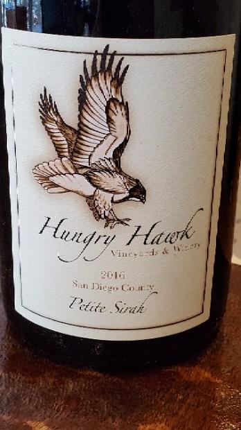 2019 Hungry Hawk Vineyards Petite Sirah, USA, California, South Coast ...