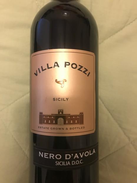 2017 Villa Pozzi Nero d'Avola Sicilia, Italy, Sicily, Sicilia ...