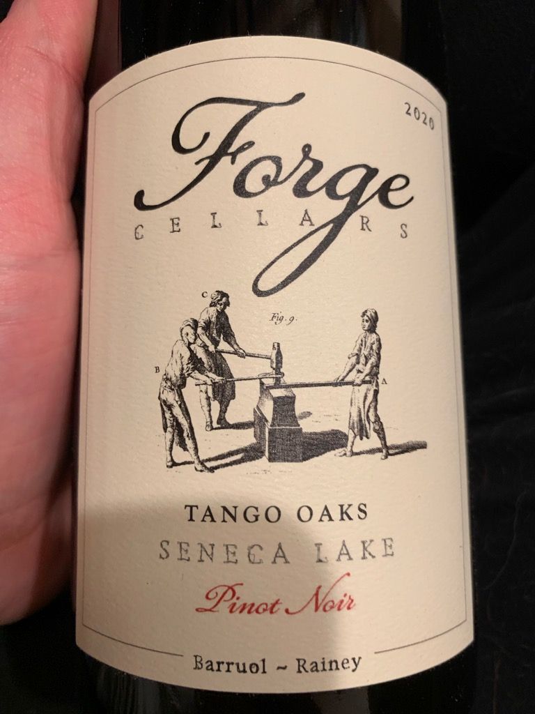 2020 Forge Cellars Pinot Noir Tango Oaks, USA, New York, Finger Lakes ...