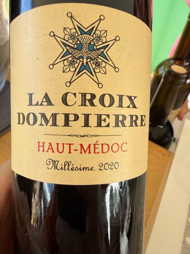 2020 La Croix Dompierre, France, Bordeaux, Médoc - CellarTracker