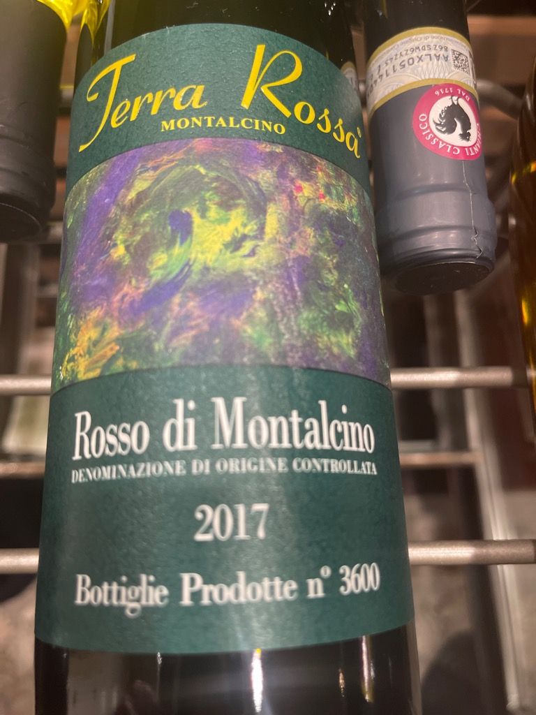 2020 Rodolfo Cosimi Rosso di Montalcino Terra Rossa, Italy, Tuscany, Montalcino, Rosso di ...