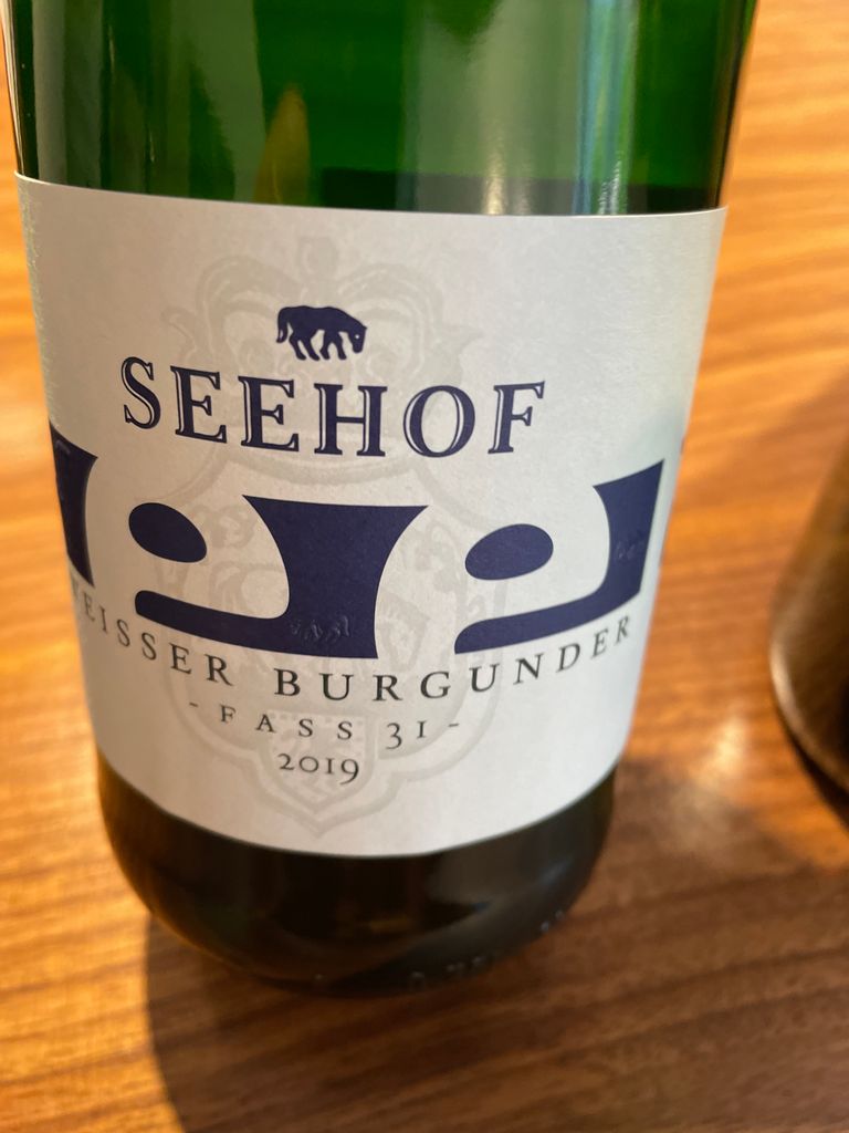 2020 Weingut Seehof Weissburgunder Von den Kalkterrassen, Germany ...