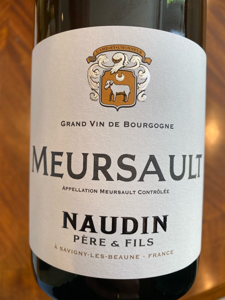 2019 Maison Naudin Pere & Fils Meursault - CellarTracker