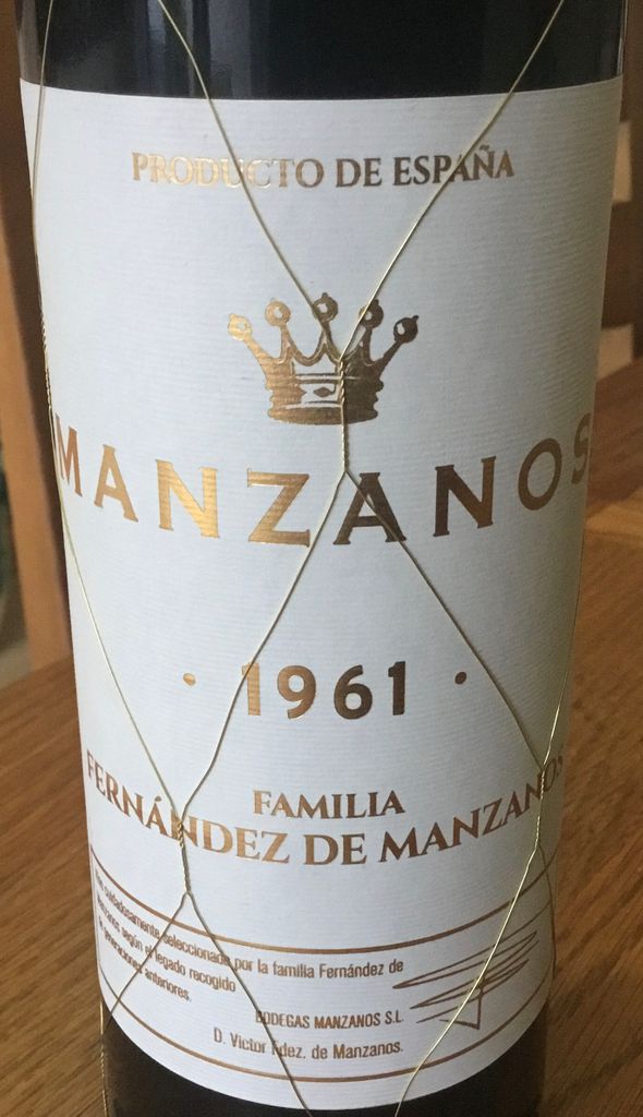 1961 Los Hermanos Manzanos Rioja, Spain, La Rioja, Rioja - CellarTracker