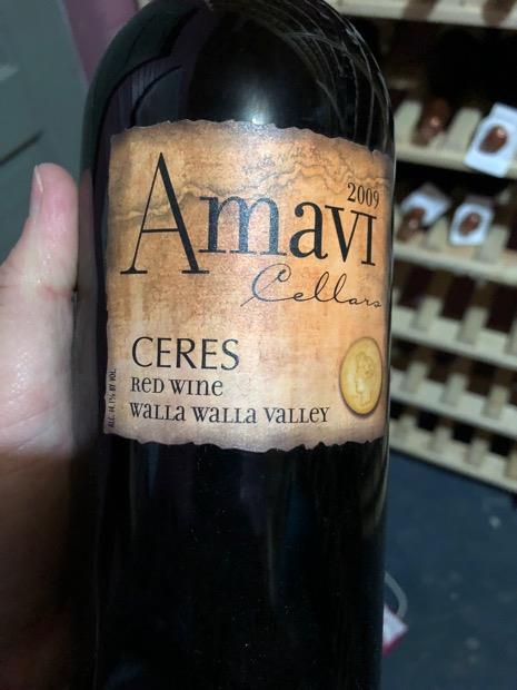 2009 Amavi Cellars Ceres, USA, Washington, Columbia Valley, Walla Walla ...