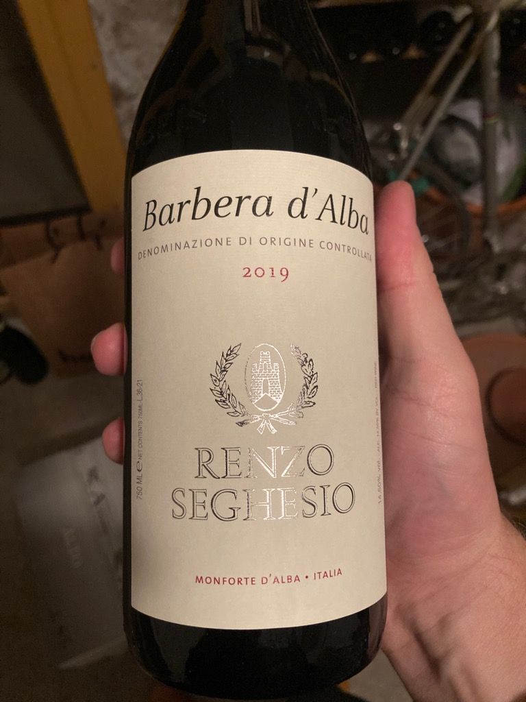 2020 Renzo Seghesio Barbera d'Alba, Italy, Piedmont, Alba, Barbera d ...