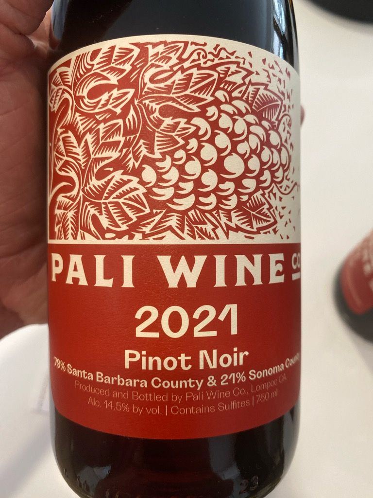 2022 Pali Wine Co. Pinot Noir Santa Barbara County-Sonoma County, USA ...