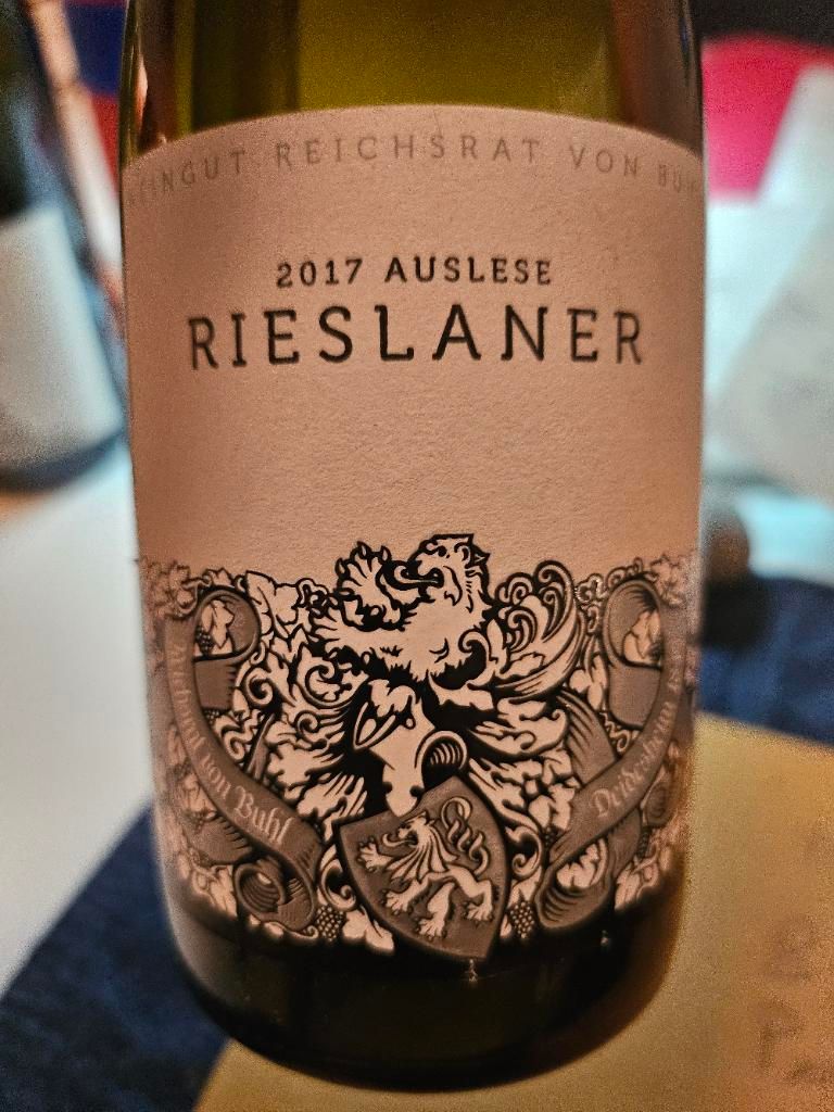 2017 Reichsrat Von Buhl Rieslaner Auslese, Germany, Pfalz - CellarTracker