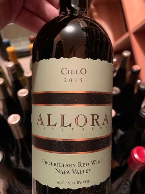 2015 Allora Vineyards Cielo, USA, California, Napa Valley, St. Helena ...