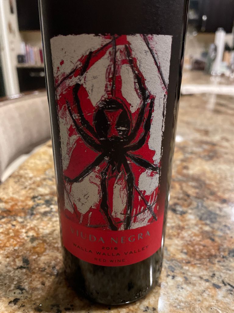 2016 Balboa Winery Viuda Negra, USA, Washington, Columbia Valley, Walla ...