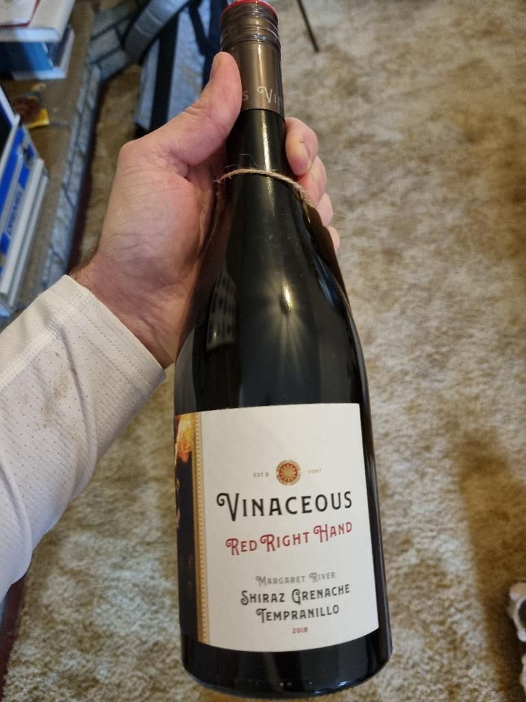 2018 Vinaceous Red Right Hand, Australia, South Australia, Fleurieu ...