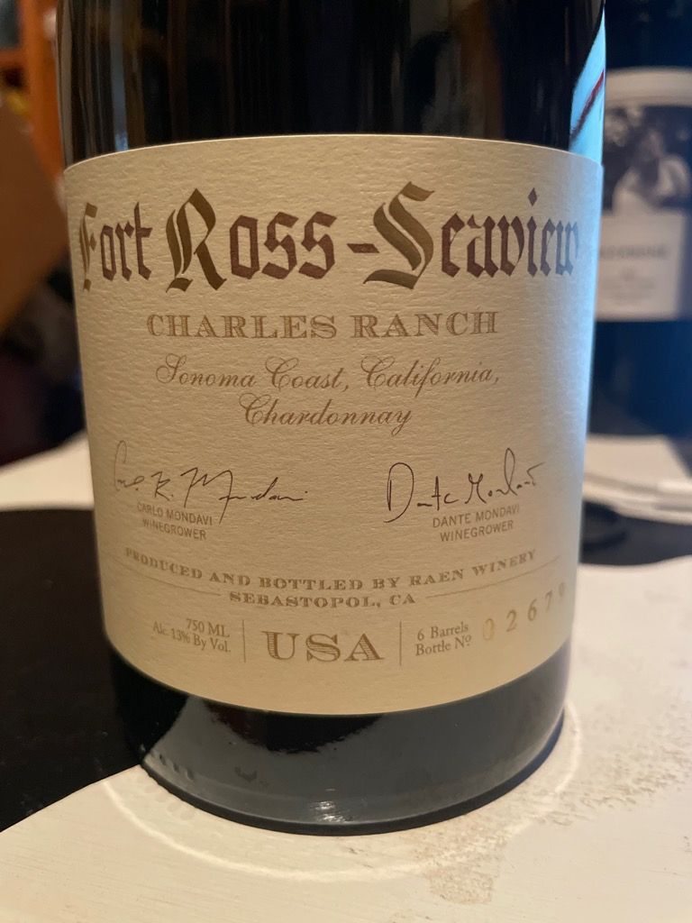 2023 Raen Winery Chardonnay Charles Ranch, USA, California, Sonoma ...