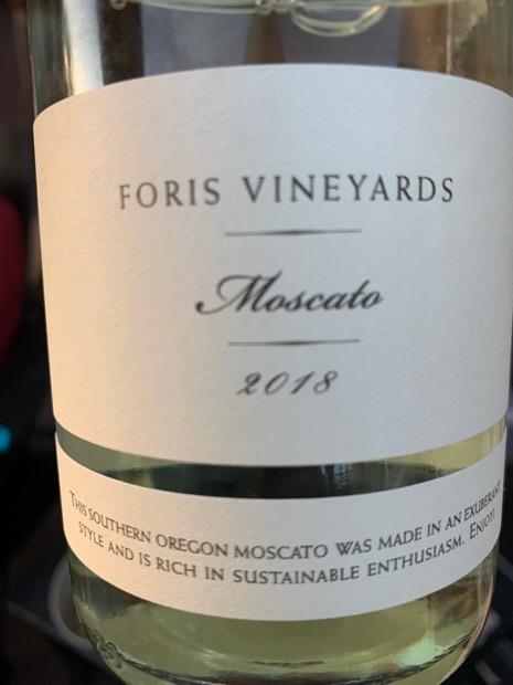 2018 Foris Moscato, USA, Oregon, Southern Oregon, Rogue Valley ...